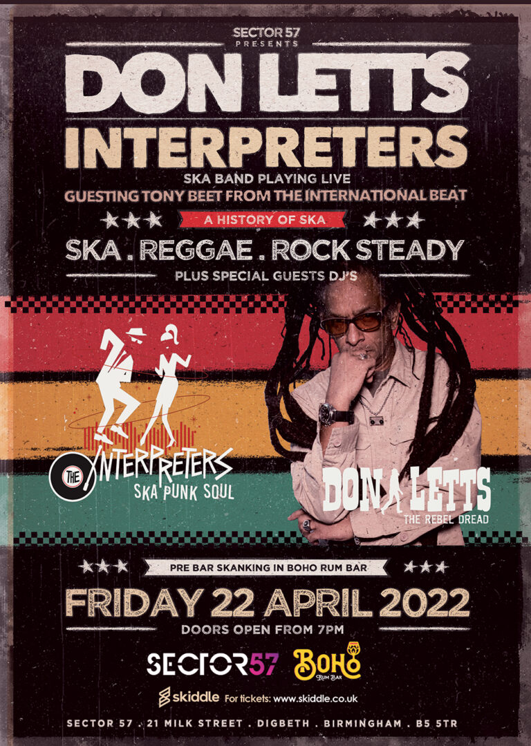 Don Letts & INTERPRETERS live Band - Sector 57